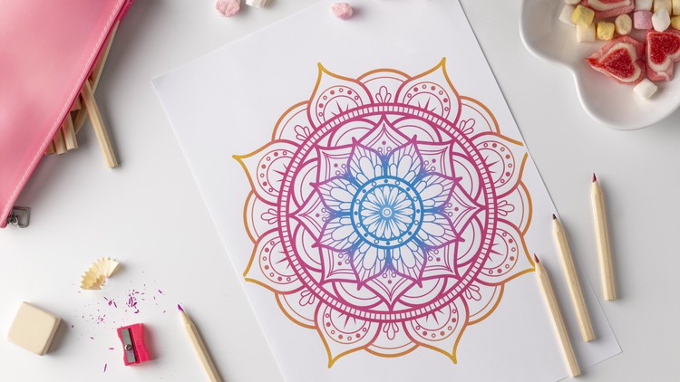 Mandala Art: The Ultimate Mandala Drawing & Design Course - EAD
